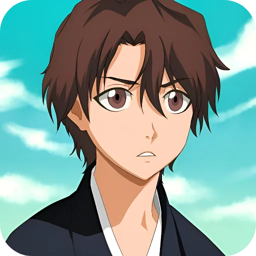 28 Стикер телеграм 😨 из набора «Aizen Sosuke»