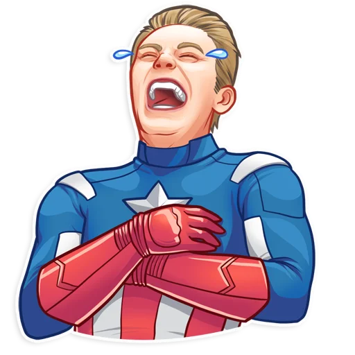 Cтикеры телеграм Captain America