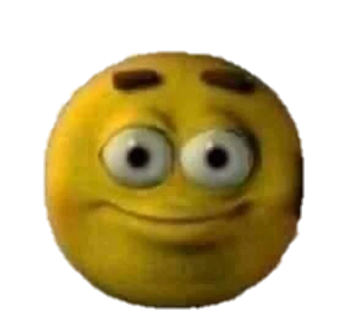 18 Стикер телеграм 🖕 из набора «Yellow ball meme»