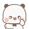 Telegram video emoji Kawaii Bubu and Dudu