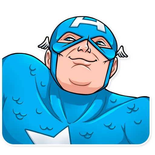 Cтикеры телеграм Captain America