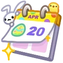 Desk Calendar Animated telegram stickers