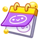 Desk Calendar Animated telegram stickers