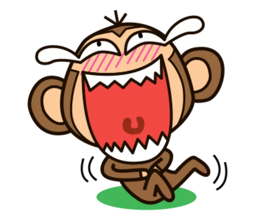 1 Telegram Sticker 🐵 from «Funny Monkeys» pack