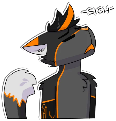 81 Telegram Sticker 😩 from «GLITCH!» pack