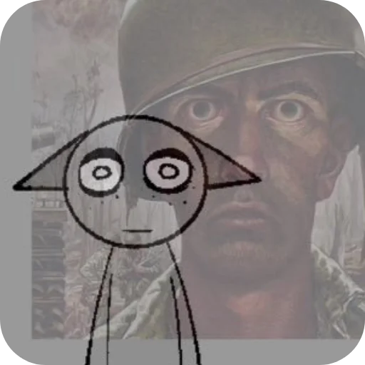 1 Telegram Sticker 🩶 from «Gray SPRUNKI» pack