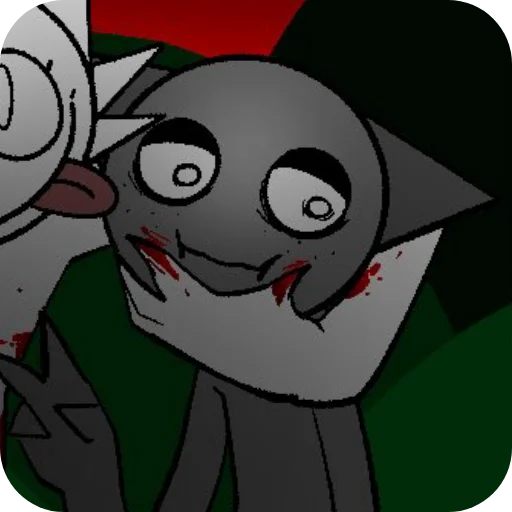 7 Telegram Sticker 🩶 from «Gray SPRUNKI» pack