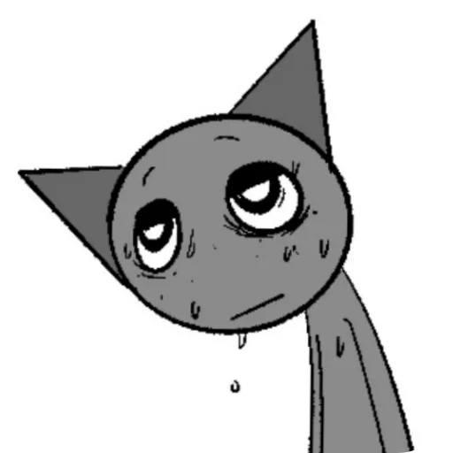 8 Telegram Sticker 🩶 from «Gray SPRUNKI» pack