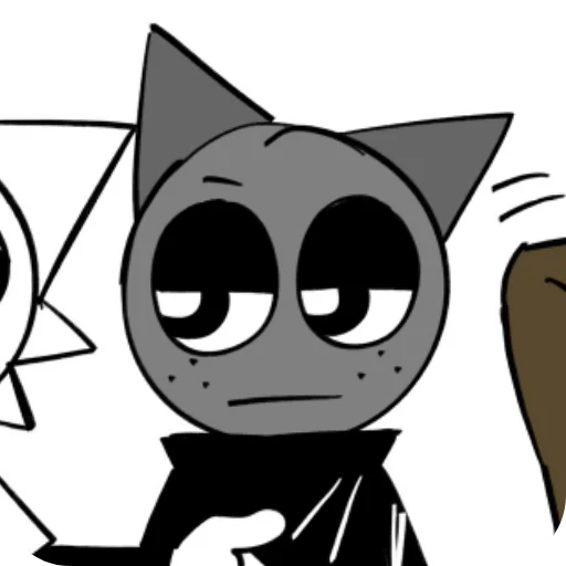 30 Telegram Sticker 🩶 from «Gray SPRUNKI» pack