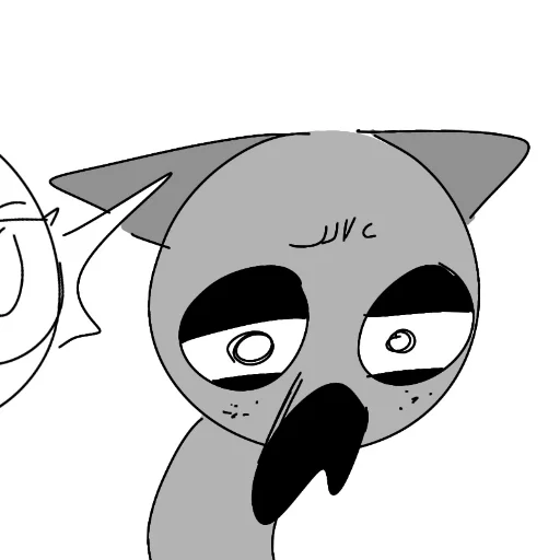 73 Telegram Sticker 🩶 from «Gray SPRUNKI» pack