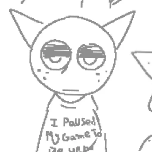 87 Telegram Sticker 🩶 from «Gray SPRUNKI» pack