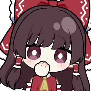 10 Telegram Sticker 👍 from «Hakurei Reimu» pack
