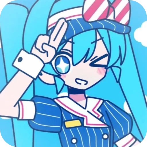 40 Telegram Sticker 😉 from «Hatsune Miku» pack