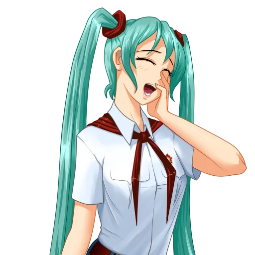 8 Telegram Sticker 😆 from «Hatsune Miku» pack