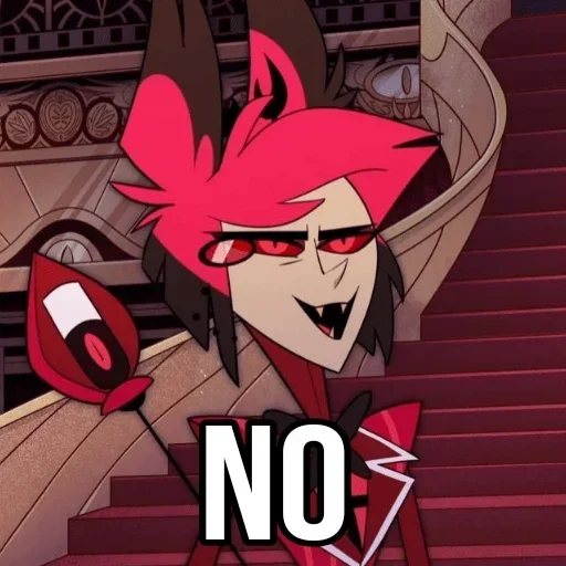 2 Стикер телеграм 😒 из набора «Hazbin Hotel Memes»