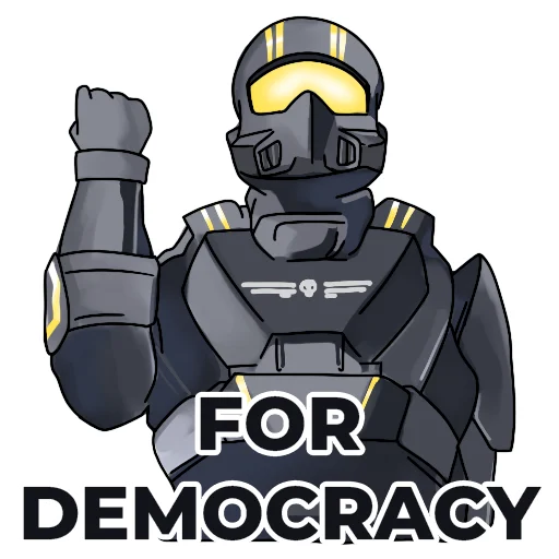 Helldivers Red Caffeine Telegram stickers