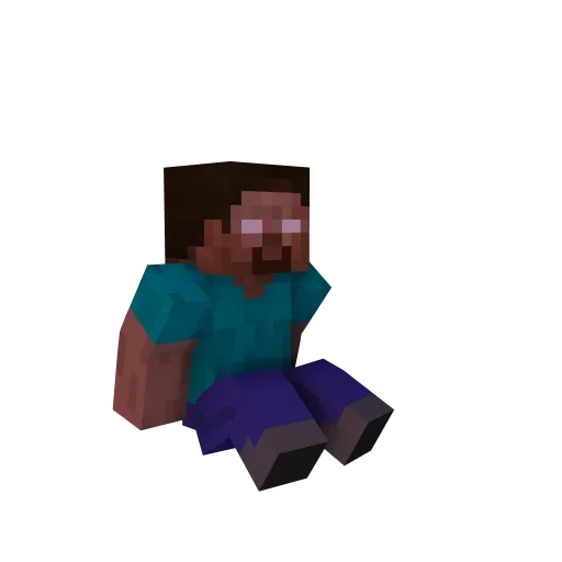 11 Стикер телеграм 😌 из набора «Herobrine»