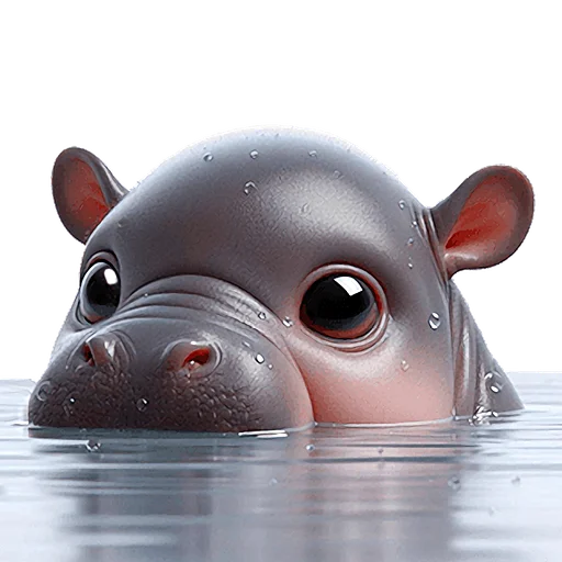 Бегемотик Telegram stickers