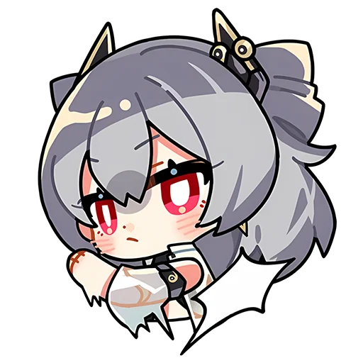 46 Telegram Sticker 👀 from «Honkai Impact 3rd» pack