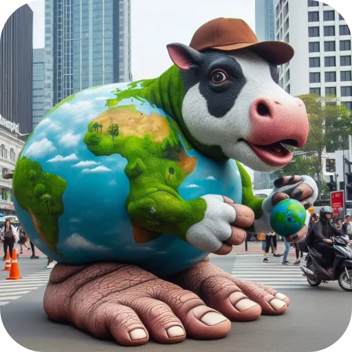 9 Telegram Sticker 🐄 from «Italian brainrot animals» pack