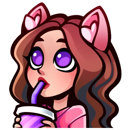 Lia Steffi Twitch Telegram stickers