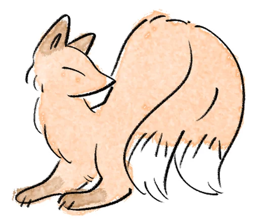 лисенок Telegram stickers