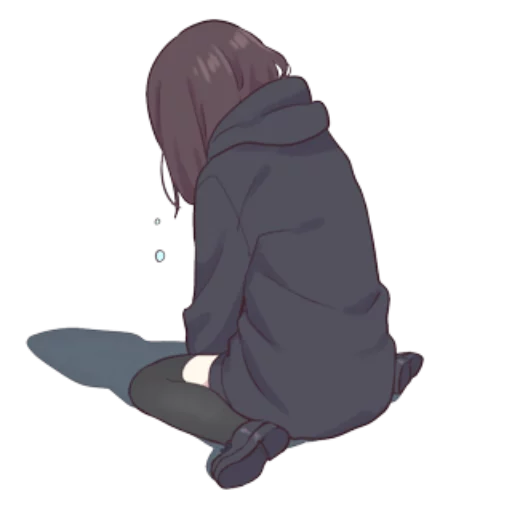 2 Telegram Sticker 😢 from «Menhera Chan» pack