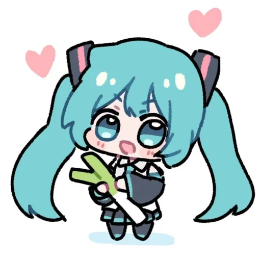 Hatsune Miku Telegram stickers