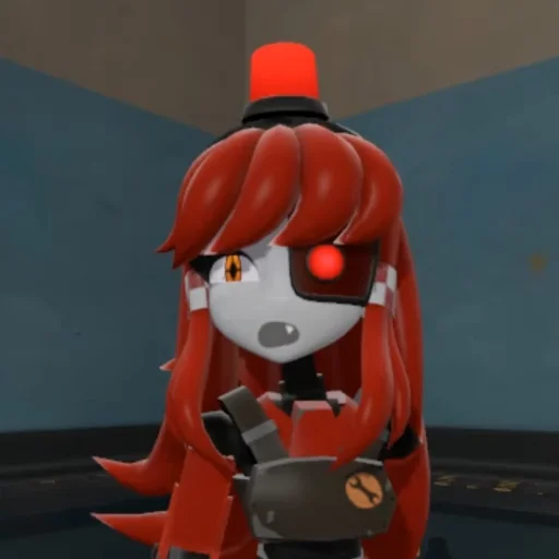 Telegram Sticker 😏 from «Mimi Sentry» pack