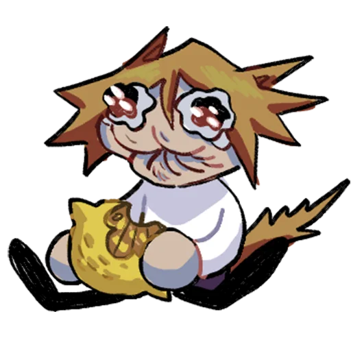 Neko Arc Funny Telegram stickers
