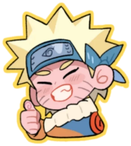 5 Telegram Sticker 😁 from «Naruto» pack