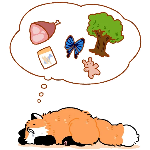 Numsiri fox Telegram stickers