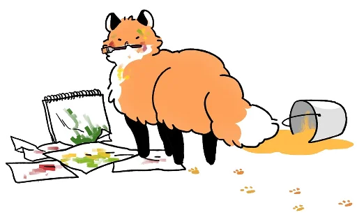 Numsiri fox Telegram stickers