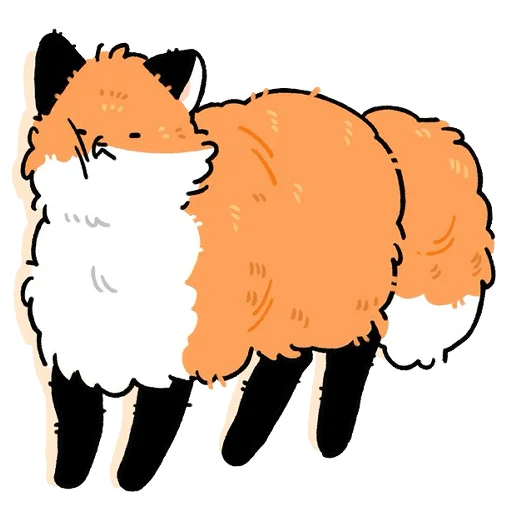Numsiri fox Telegram stickers
