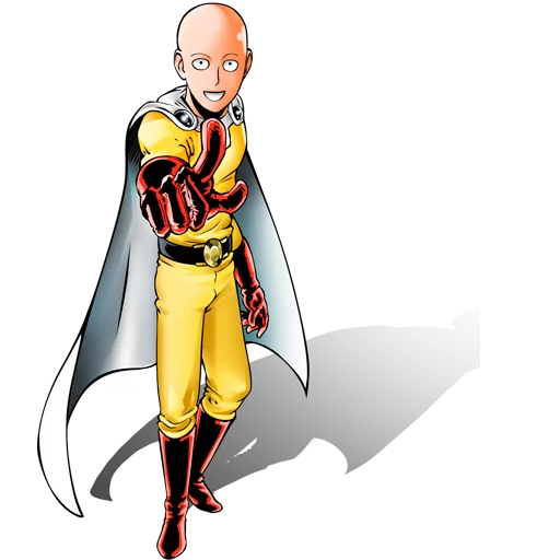 2 Telegram Sticker ☝ from «ONEPUNCHMAN» pack