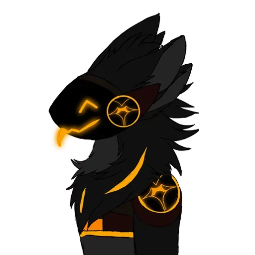 5 Стикер телеграм 😝 из набора «Protogen»