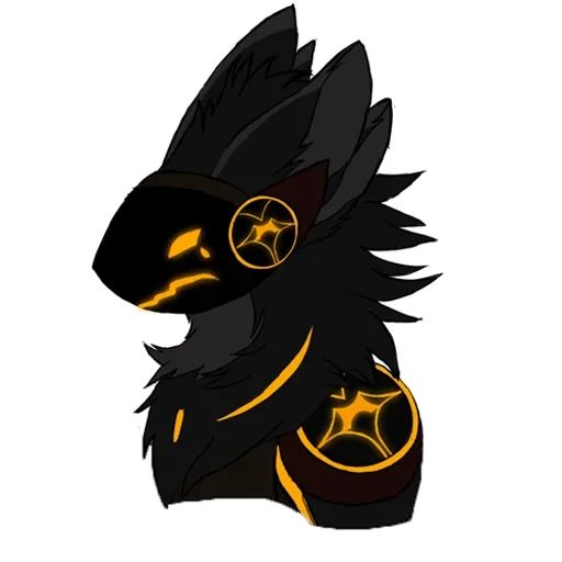 10 Стикер телеграм 😢 из набора «Protogen»