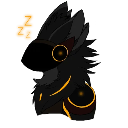 12 Стикер телеграм 💤 из набора «Protogen»