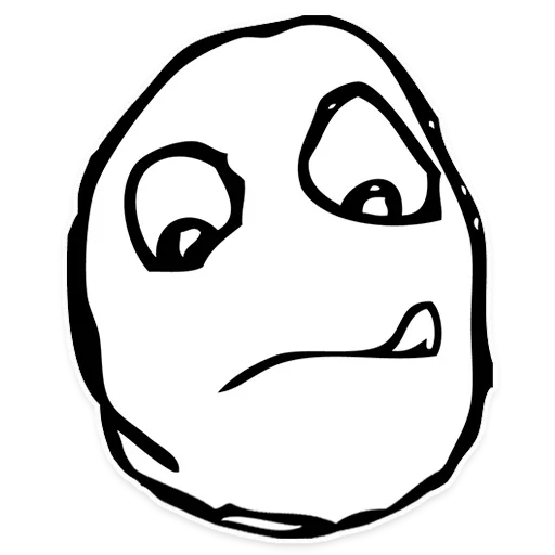 11 Telegram Sticker 🙄 from «Rage Faces» pack