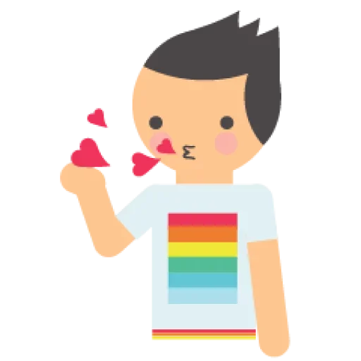 Telegram Sticker 😒 from «Rainbow for people» pack
