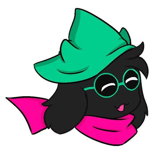 14 Telegram Sticker 😙 from «Ralsei» pack