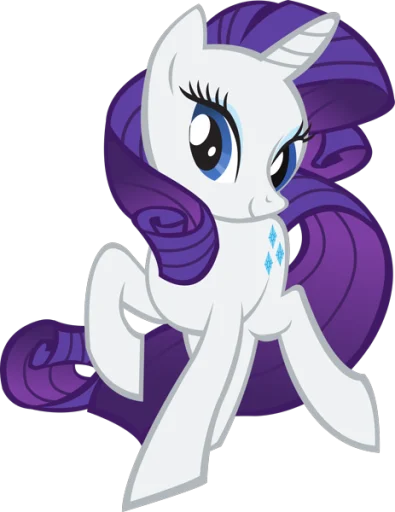 6 Telegram Sticker 🙂 from «Rarity» pack
