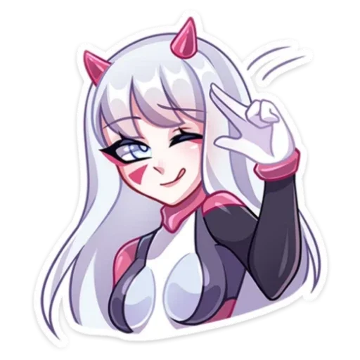 Pin up Girl Telegram stickers