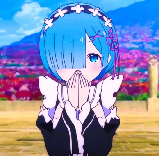 1 Telegram Sticker 🤭 from «Re Zero» pack