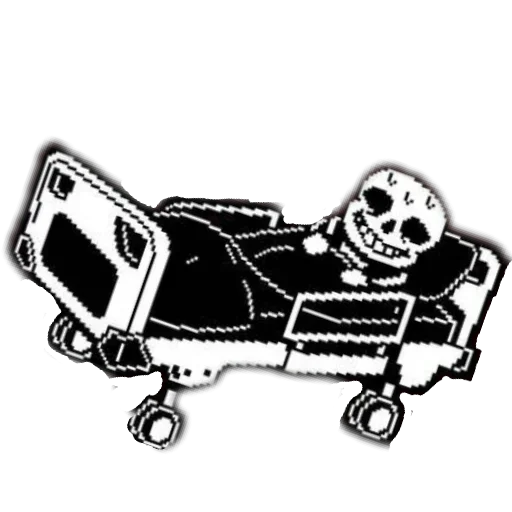17 Стикер телеграм 🖼 из набора «Sans Undertale»