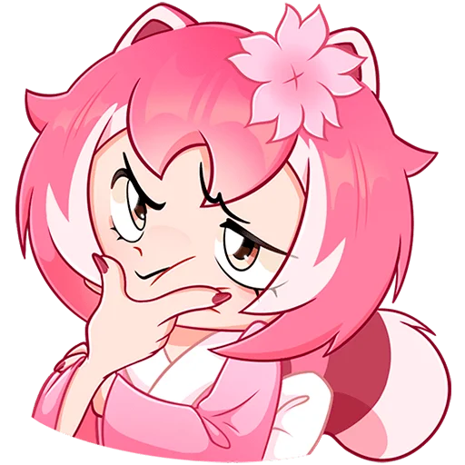 Сакура Telegram stickers