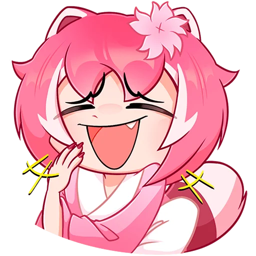 Сакура Telegram stickers