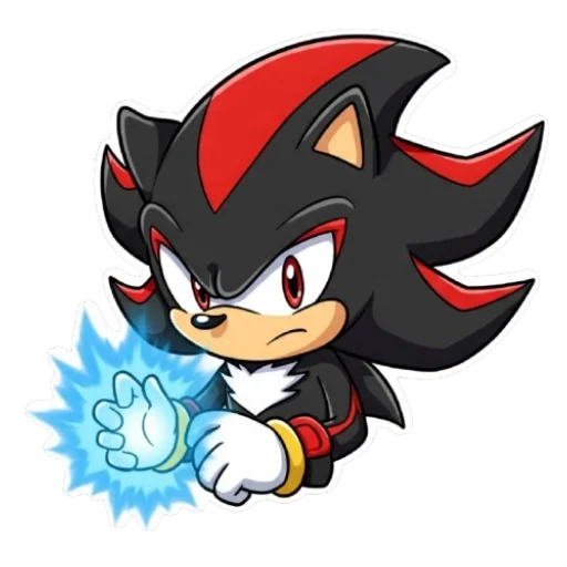 23 Стикер телеграм 💥 из набора «Shadow the chibi»