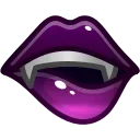 3 Эмодзи телеграм 👄 из набора «Sharp Tongue»