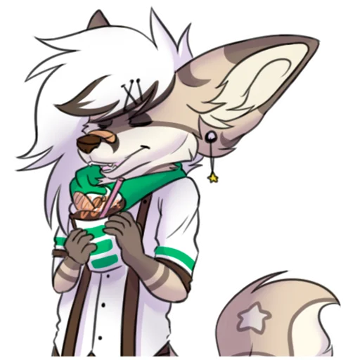 Silver Fox arts Telegram stickers
